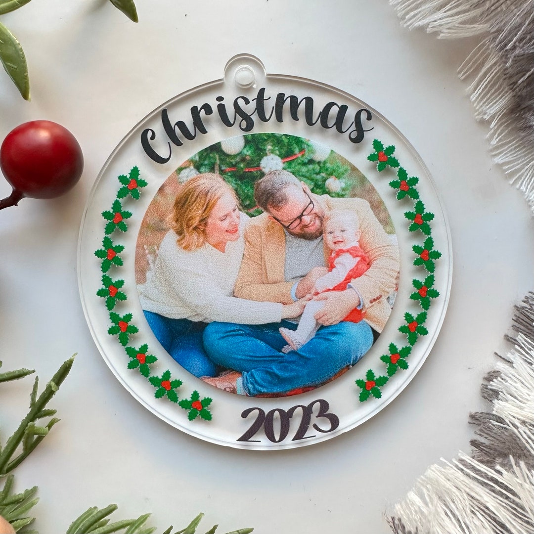 Custom Photo Ornament UV Printed Ornament Acrylic Ornament - Etsy