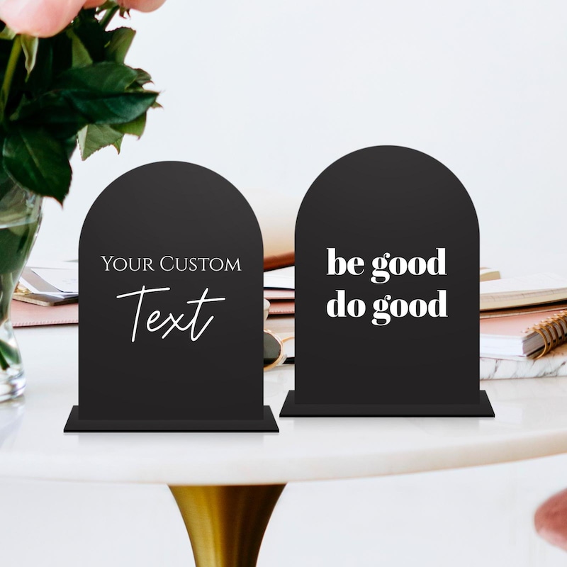 Acrylic Table Sign - Etsy