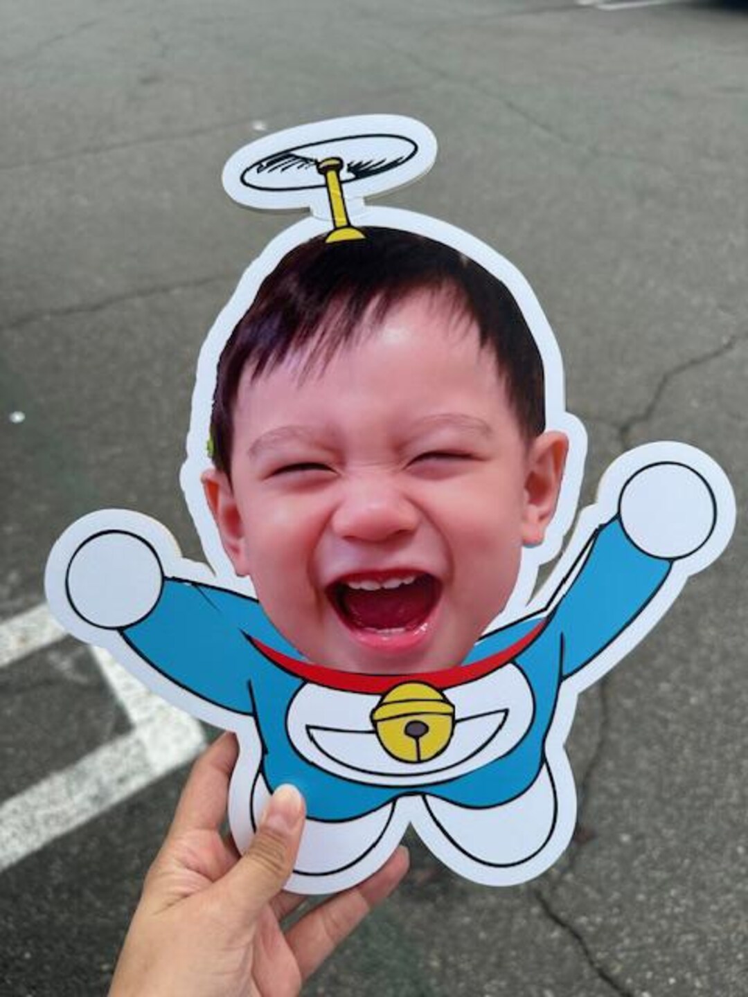 Custom Cartoon Character Foam Cutout With Your Child’s Face, Birthday ...