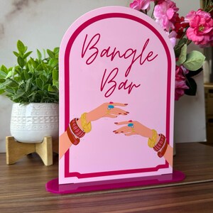 Bangles & Bindi Bazaar Sign: Indian Wedding Sangeet Decor - Etsy