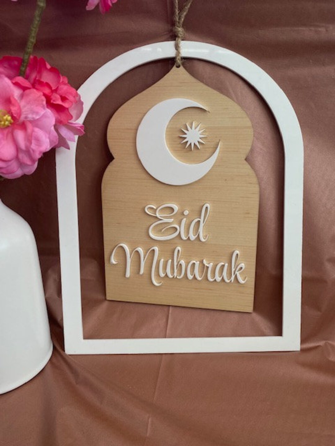 Eid Mubarak Wreath Ramadan Decor Personalized Eid Decor Custom Eid ...