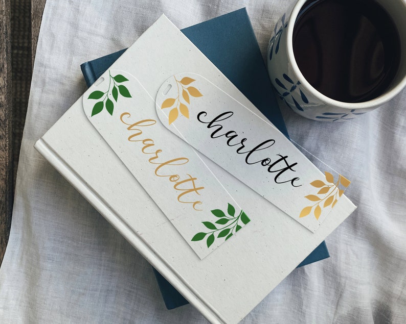 Personalized Acrylic Bookmark Name Bookmarks Personalized - Etsy
