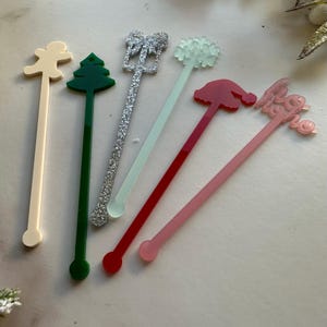 Christmas Party Drink Stirrers, Christmas Stir Sticks, Holiday Party ...