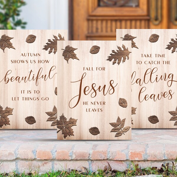 Fall Wood Signs - Etsy