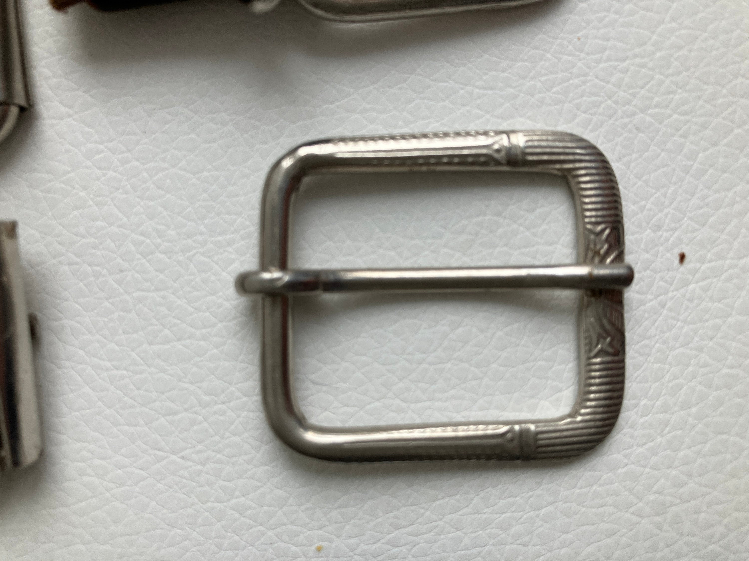 Vintage Buckles From Mid Century, 8 Used and Old Metal Buckles, Small ...