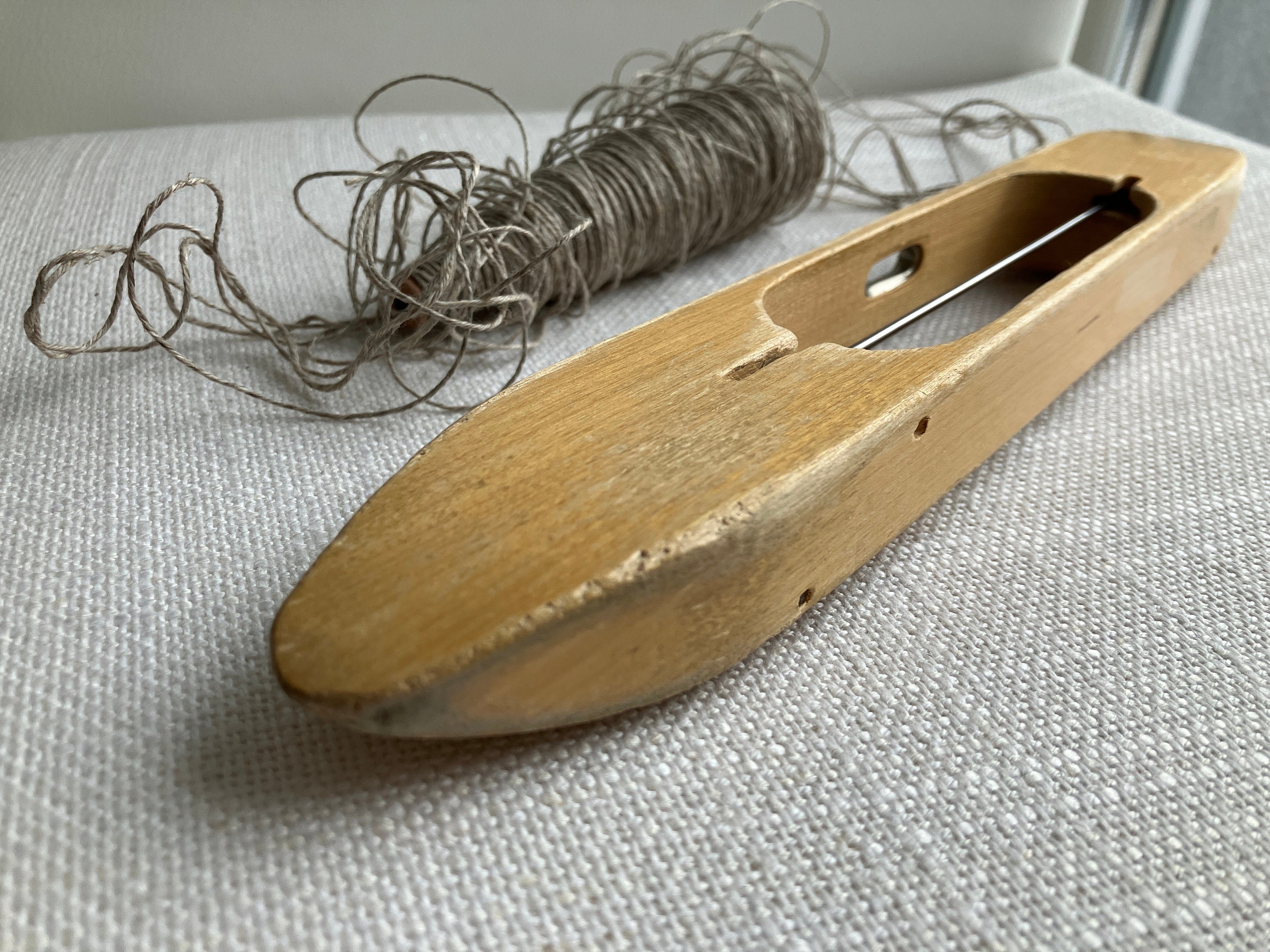 Vintage TOIKA Wooden Weaving Shuttle, Textile Boat Shuttles, Primitive ...