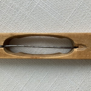 Vintage Wooden Weaving Shuttle With Rollers, Textile Boat Shuttles ...