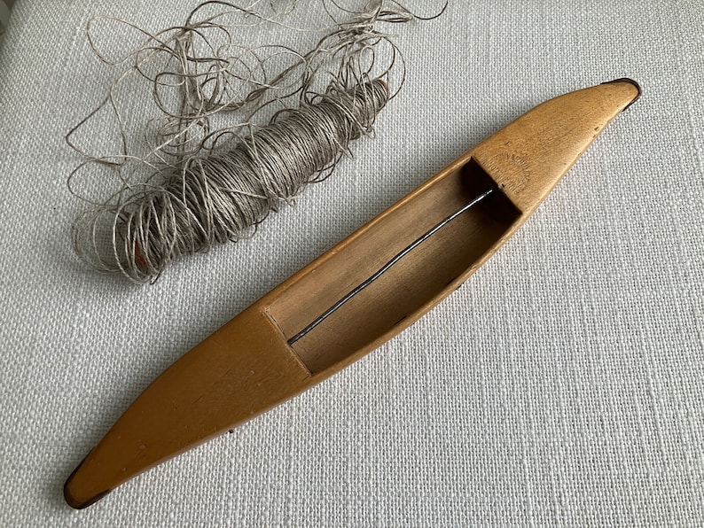 Vintage JOHN A THULIN & Co Wooden Weaving Shuttle, Loom Decor - Etsy