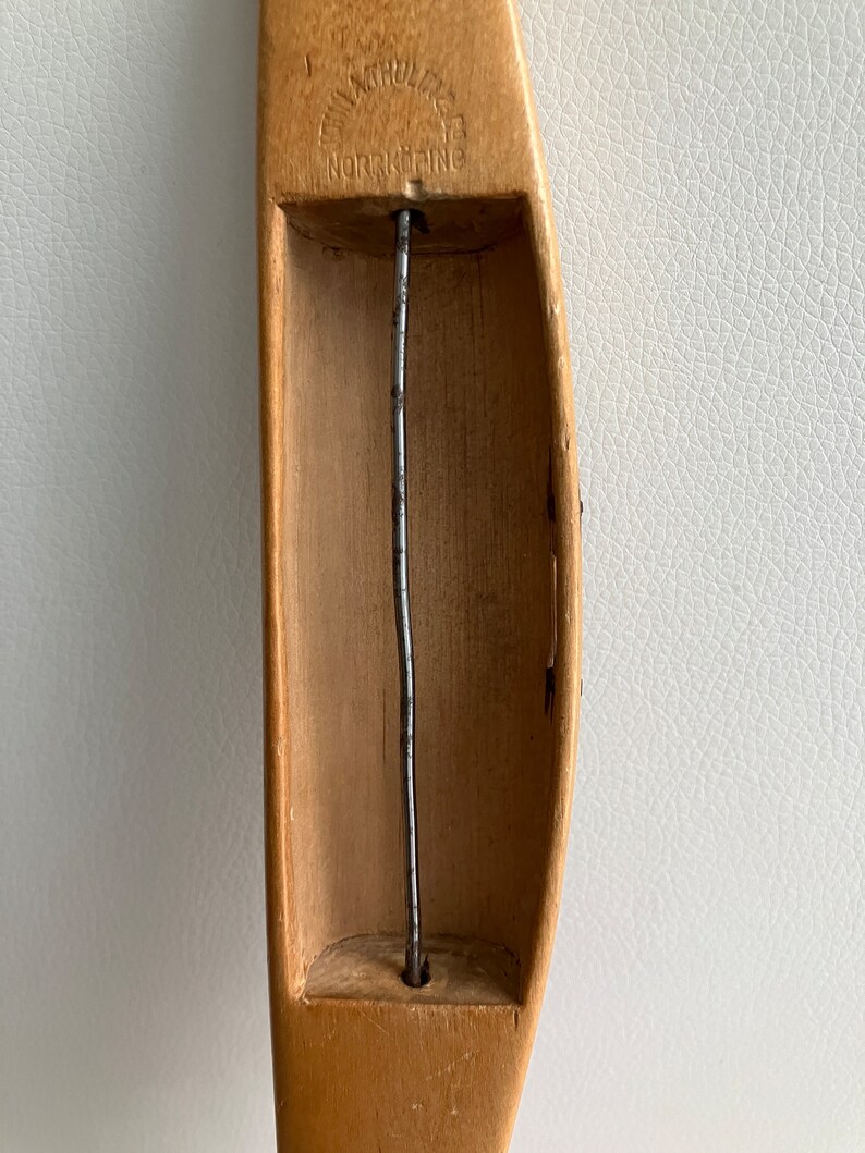 Vintage JOHN A THULIN & Co Wooden Weaving Shuttle, Loom Decor - Etsy