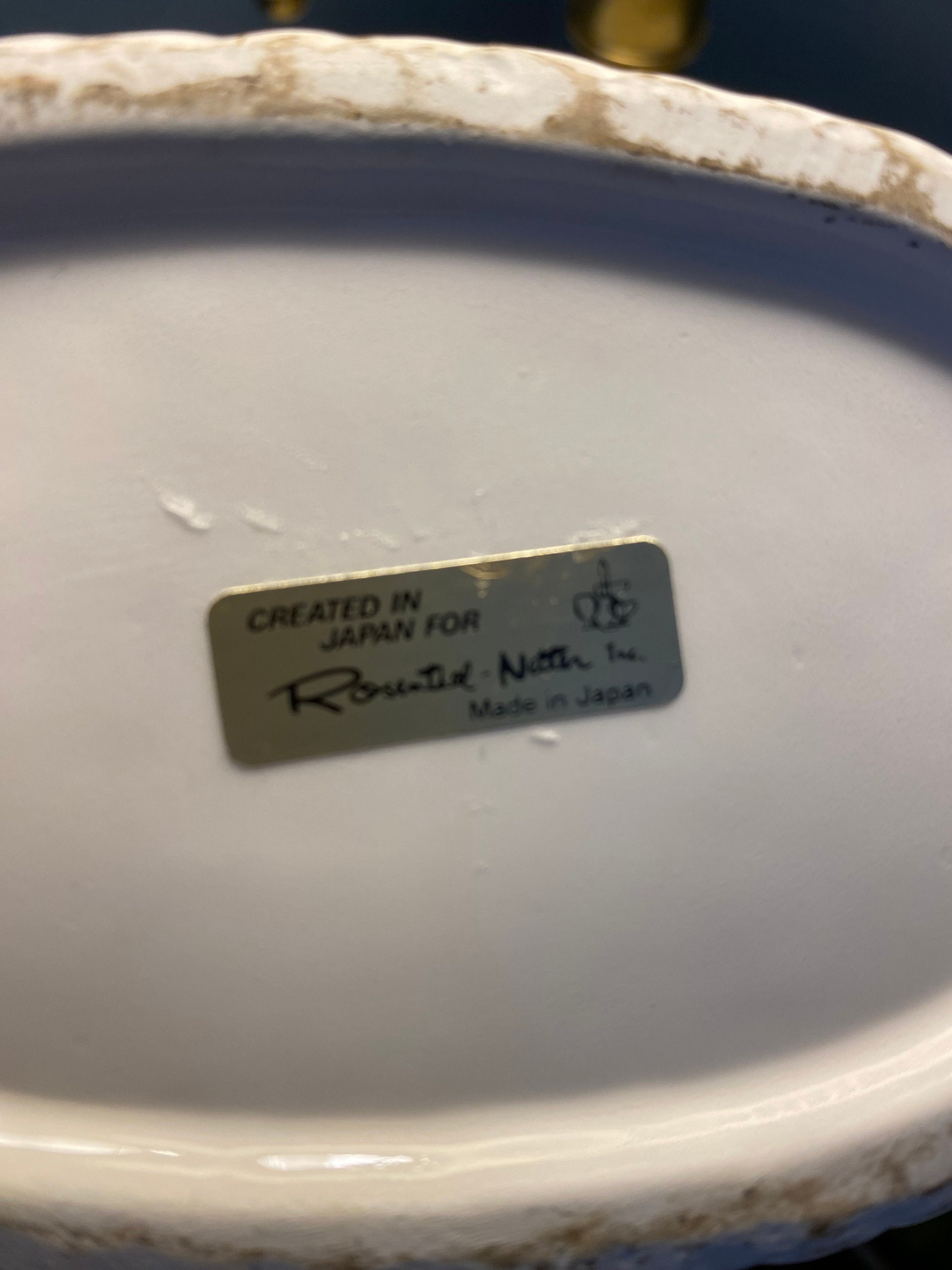 Rosenthal Netter Ceramic Basket Strawberry Themed Made in Japan 1960s ...