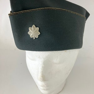 Vintage Korean War Lieutenant Colonel Garrison Cap With Piping and Rank ...