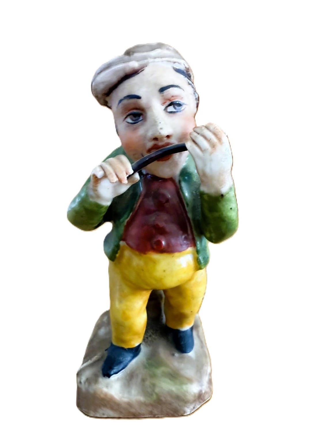 Vintage Italian Capodimonte Porcelain Figurine Hunchback Dwarf Piccolo ...