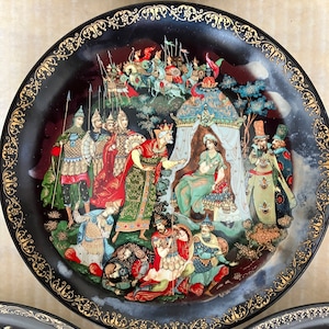 TIANEX Russian Legends Porcelain Plates 1988-1990 Set of 8 - Etsy