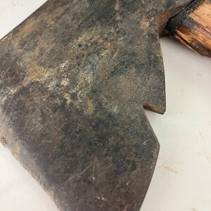 Old Vintage Primitive Hand Forged Rustic Iron Axe Hatchet Tomahawk ...