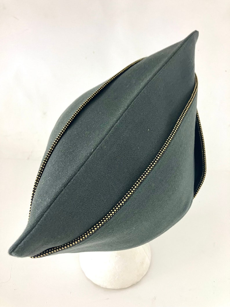 Vintage Korean War Lieutenant Colonel Garrison Cap With Piping and Rank ...