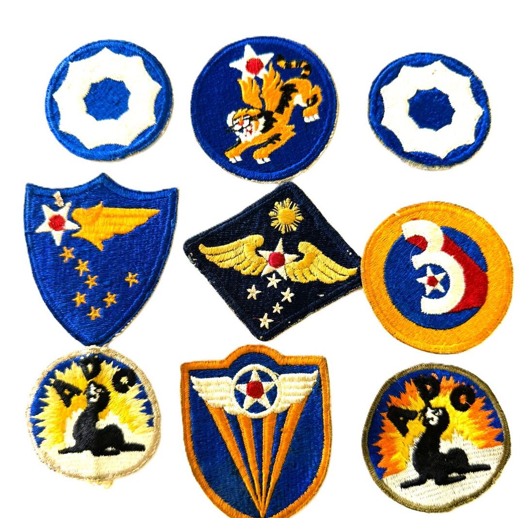 Lot of Nine WWII US Army Air Force and Alaska Defense Patches - Etsy
