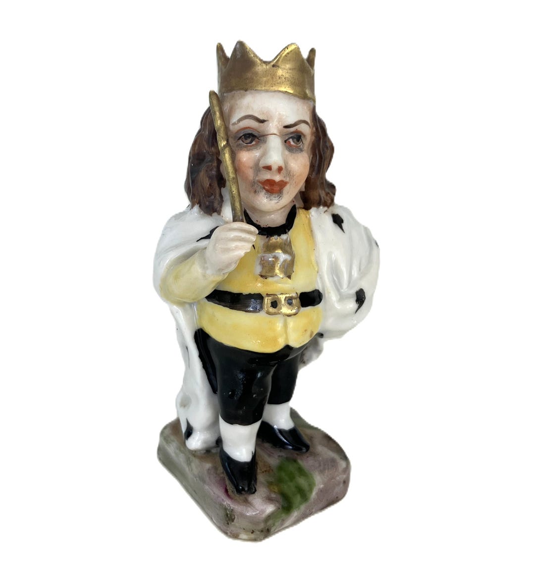 Antique Italian Capodimonte Porcelain Dwarf Hunchback King Figurine ...