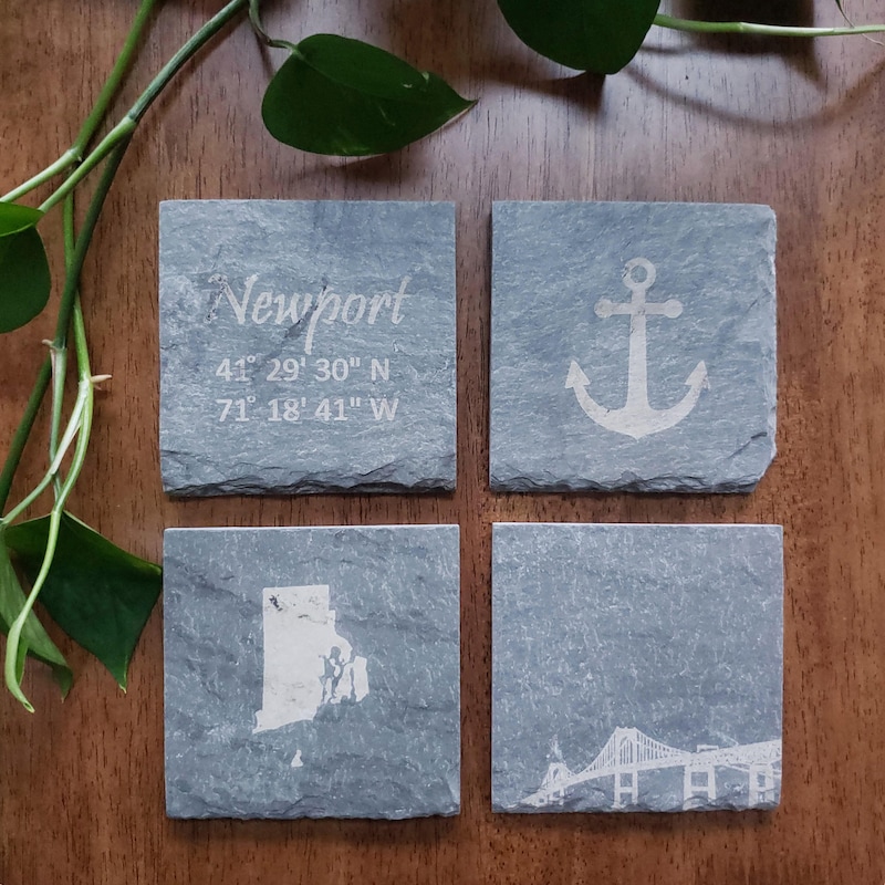 Coasters Rhode Island - Etsy