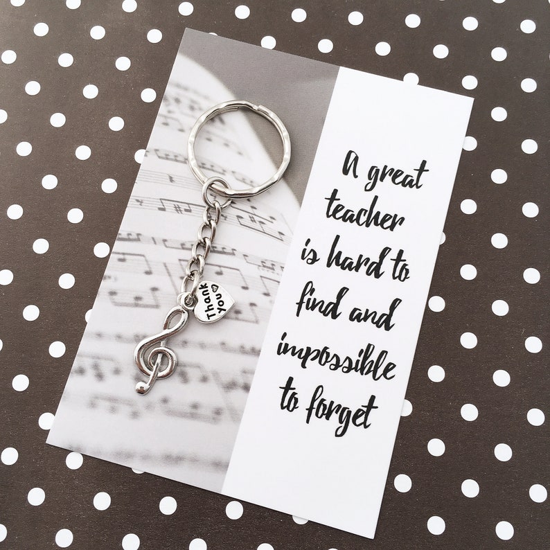 Music Teacher Gift Thank You Tutor Present Piano Violin - Etsy UK