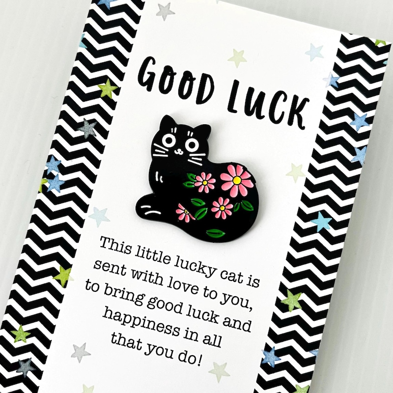 Good Luck Cat Jewelry - Etsy UK
