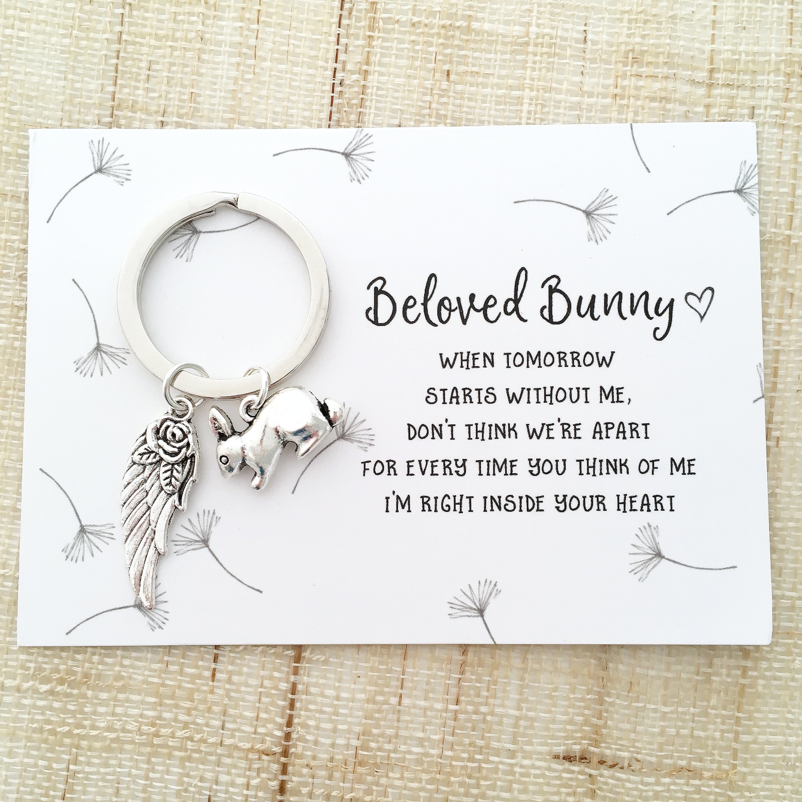 Rabbit Pet Loss Gift in Memory of Beloved Rabbit Sympathy - Etsy UK