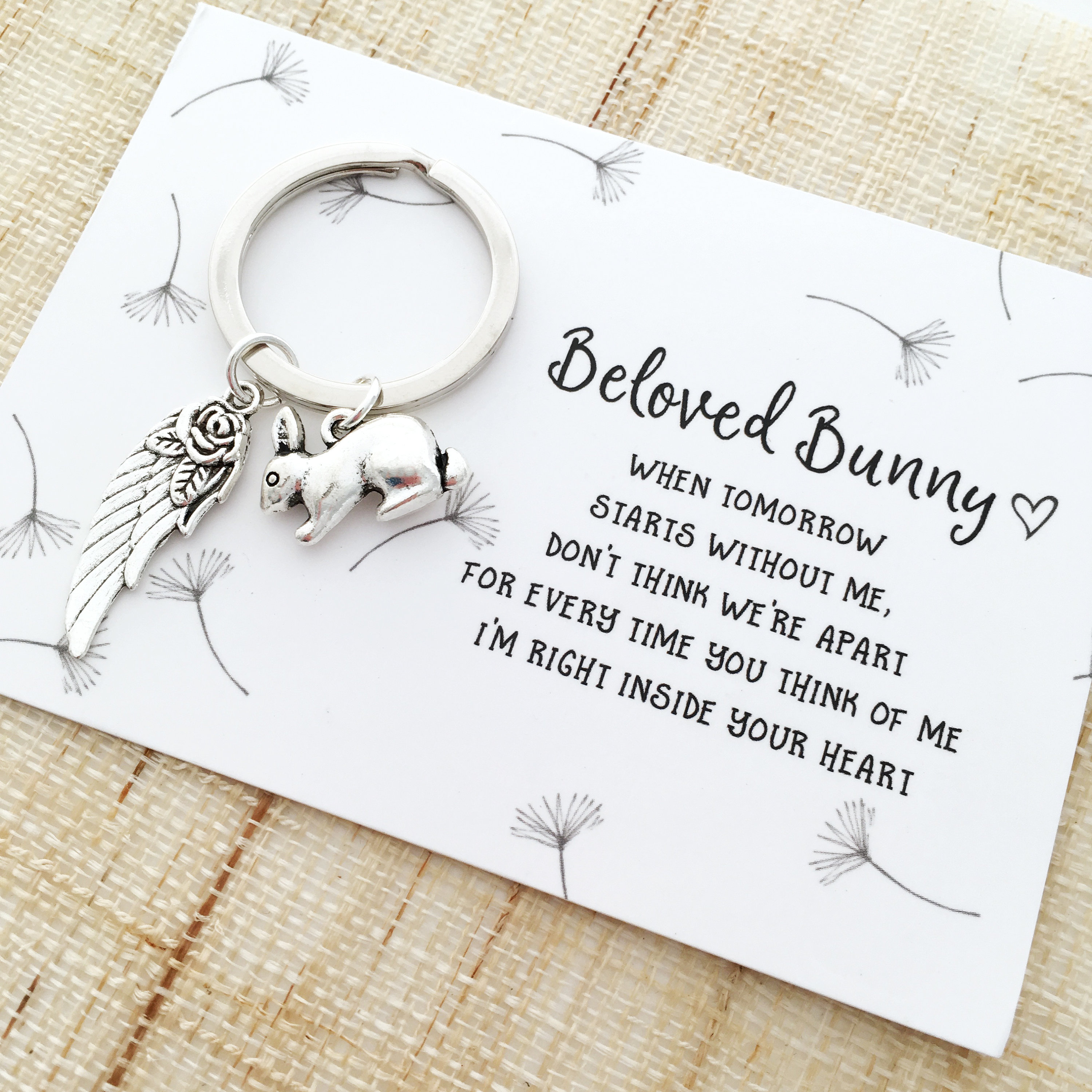 Rabbit Pet Loss Gift in Memory of Beloved Rabbit Sympathy - Etsy UK