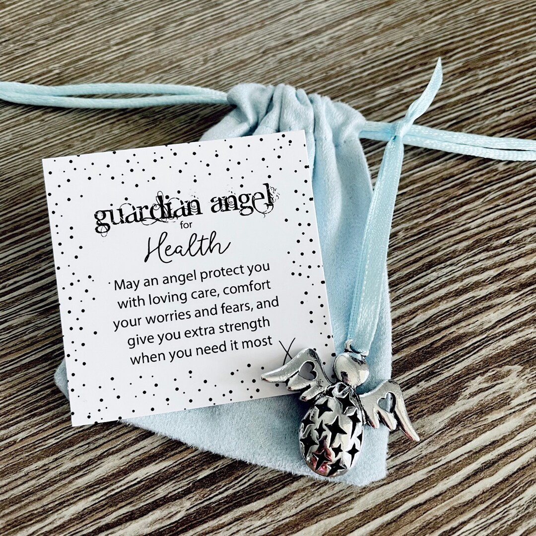 Guardian Angel for Health - Thinking of You Illness Gift for Strength ...
