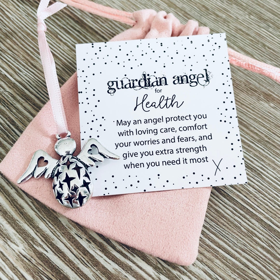 Guardian Angel for Health Strength, Thinking of You Illness Gift - Etsy UK