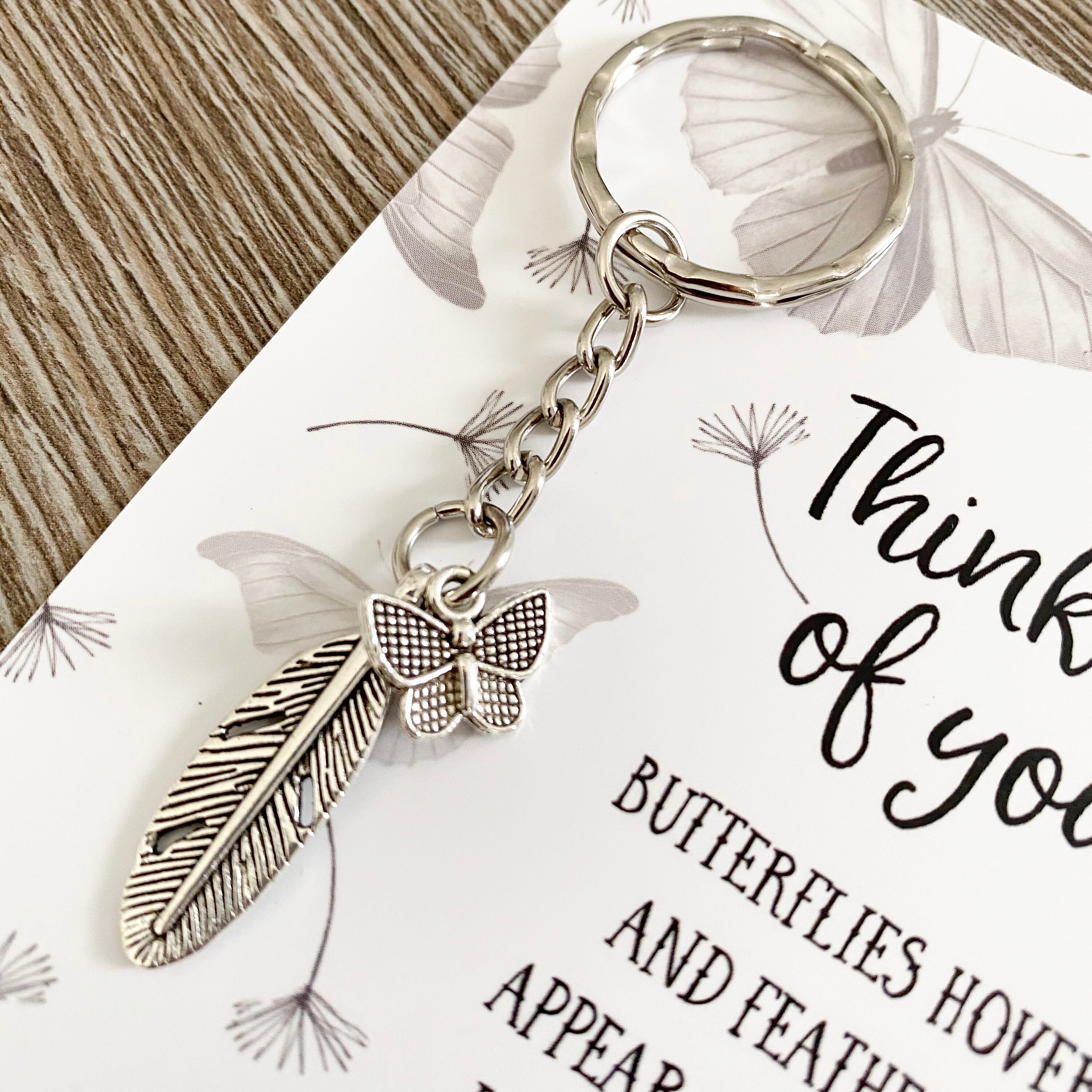 With Sympathy Feather Gift Funeral / in Memory of - Etsy UK
