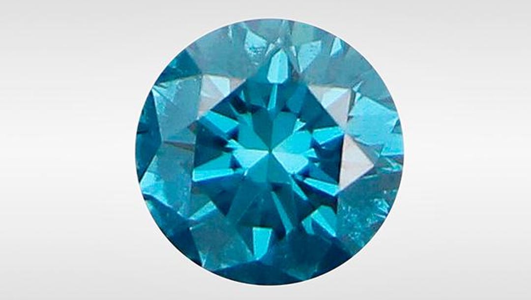 2.4mm Top Real Blue Diamond Natural Irradiated, Loose Gemstones ...