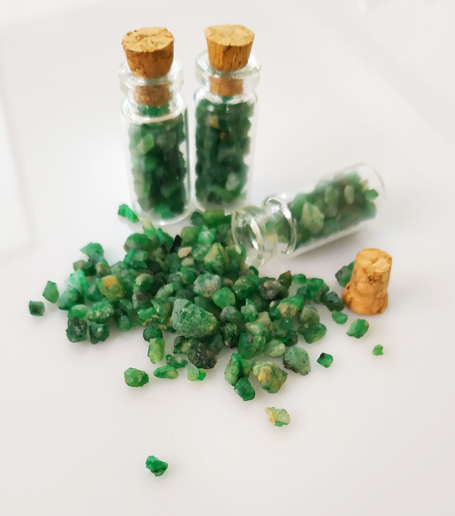 14.00 Carats Rough Emeralds Raw Emeralds Precious Gift of - Etsy