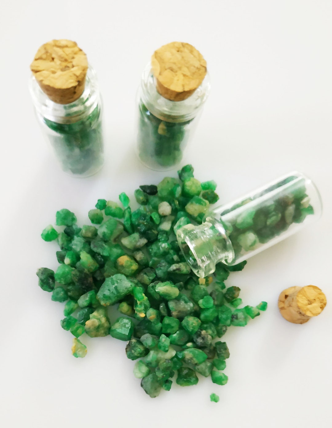 14.00 Carats Rough Emeralds, Raw Emeralds, Precious Gift of Rough ...