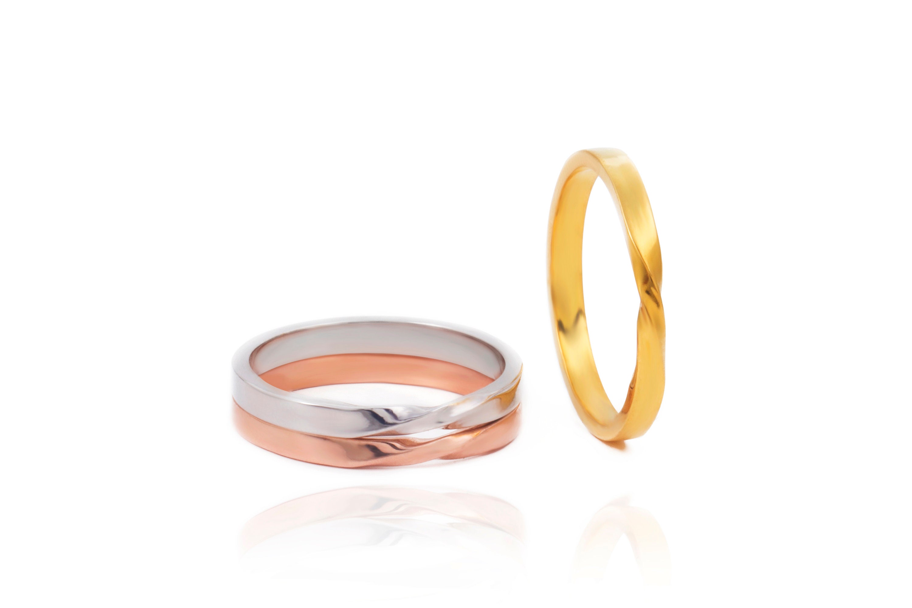 Mobius Ring Solid Gold Mobius Ring 10k Mobius Gold Ring 14k | Etsy