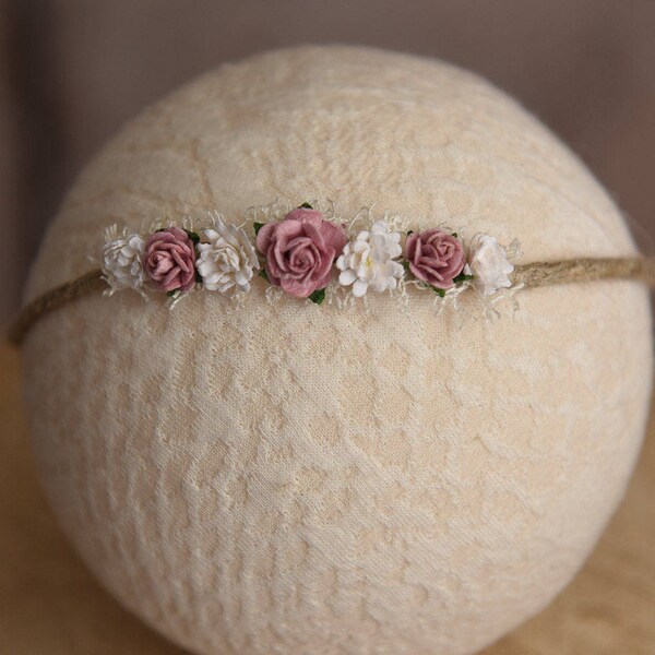 Baby Rose Headband - Etsy