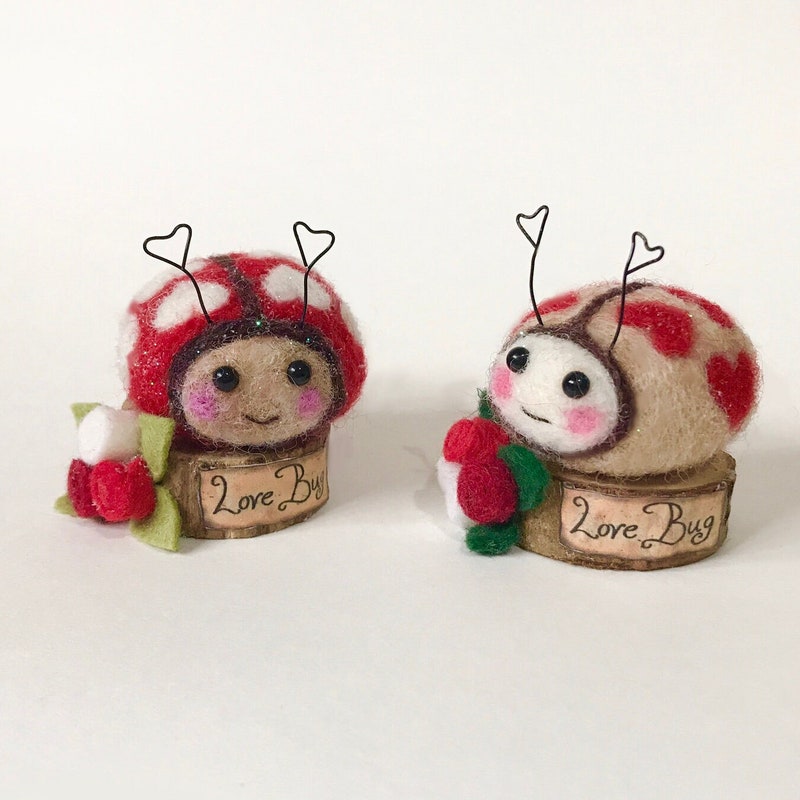 Needle Felted Lady Dolls - Etsy