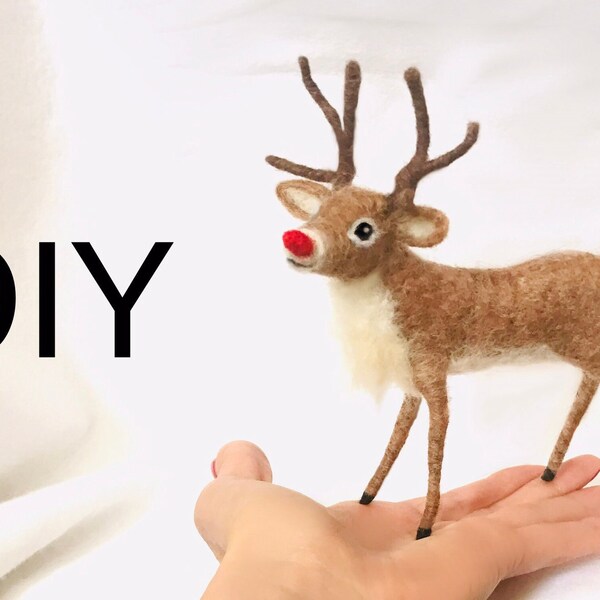 Needle Felted Deer - Etsy
