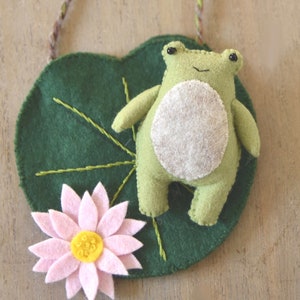 PDF FILES Friendly Frog Doll - Felt Sewing Pattern - Instant Download ...
