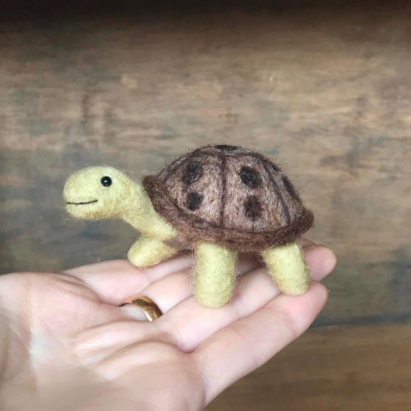 Turtle Needle Felt Patterns - Etsy