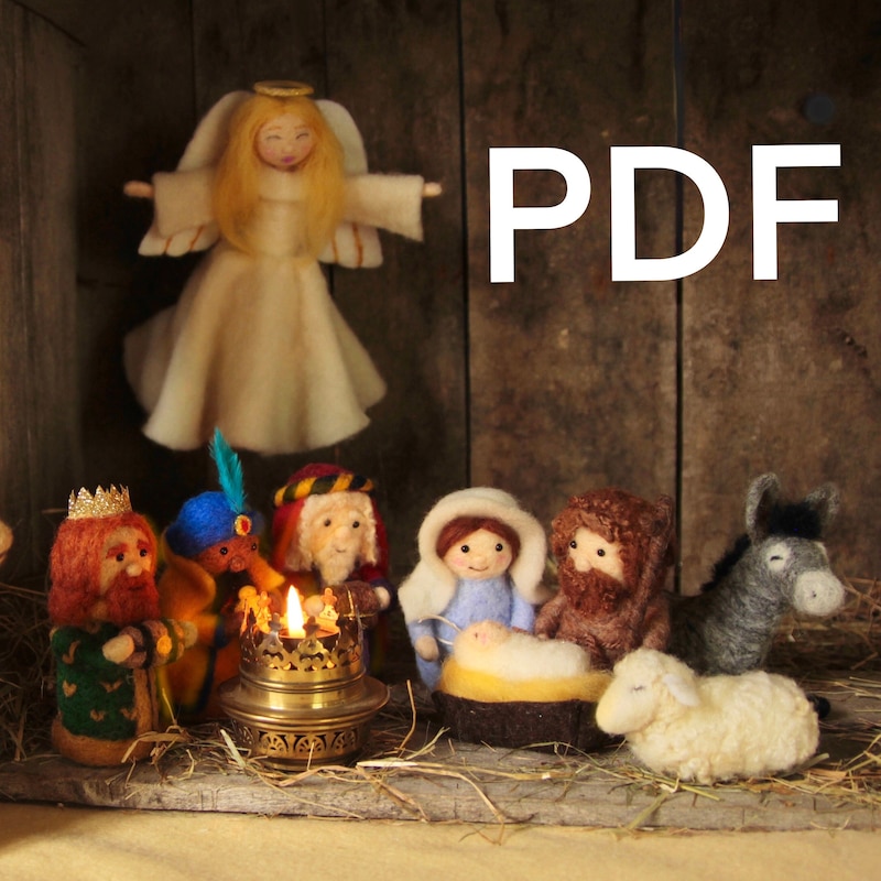 Felt Nativity Pattern - Etsy