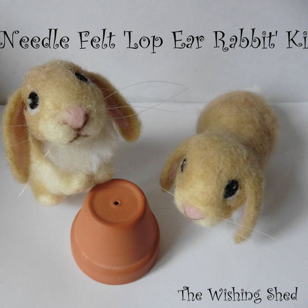 Needle Felted Rabbit - Etsy