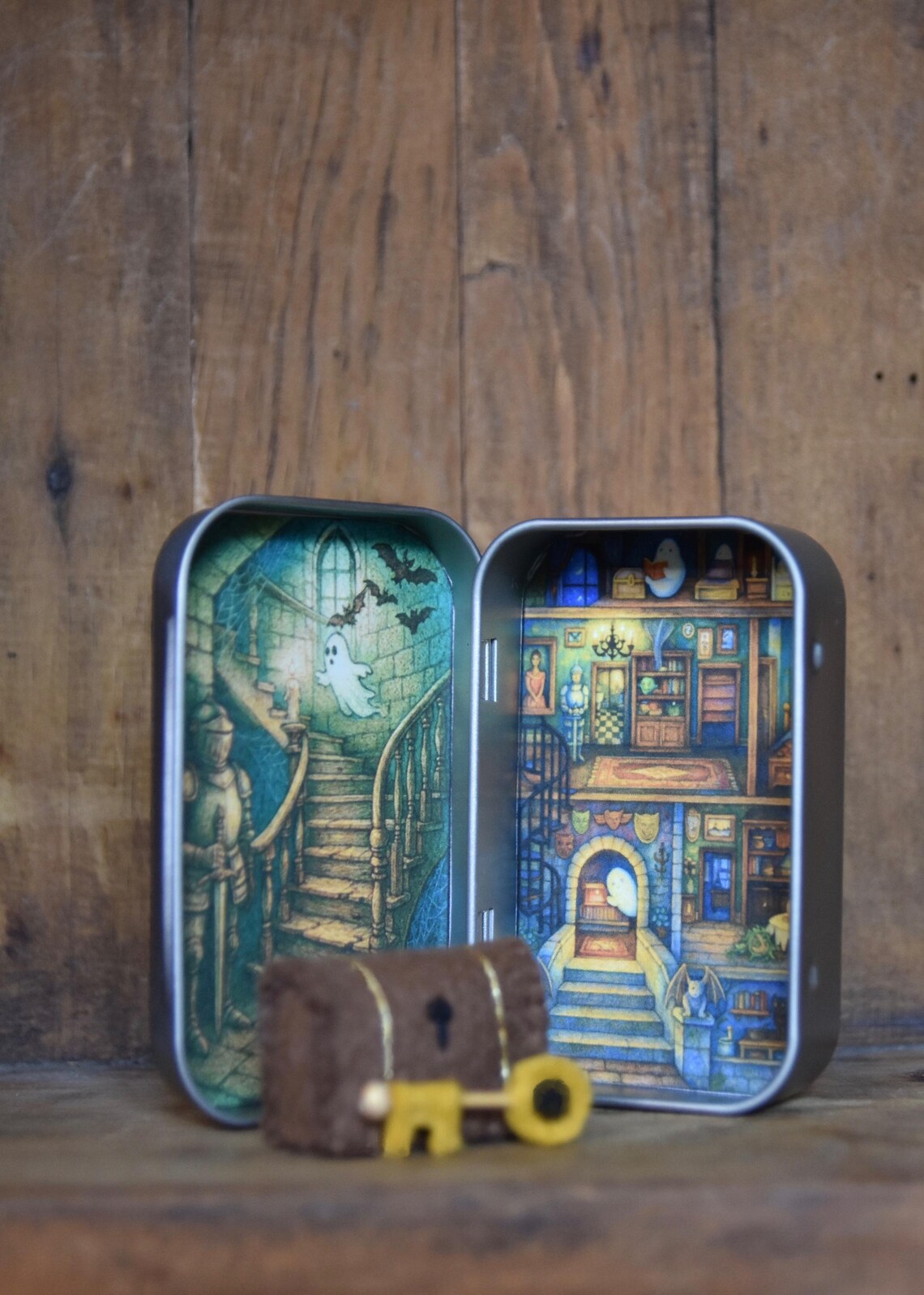 PDF FILES - Miniature Ghosts in Haunted Castle Playset - Halloween Felt ...