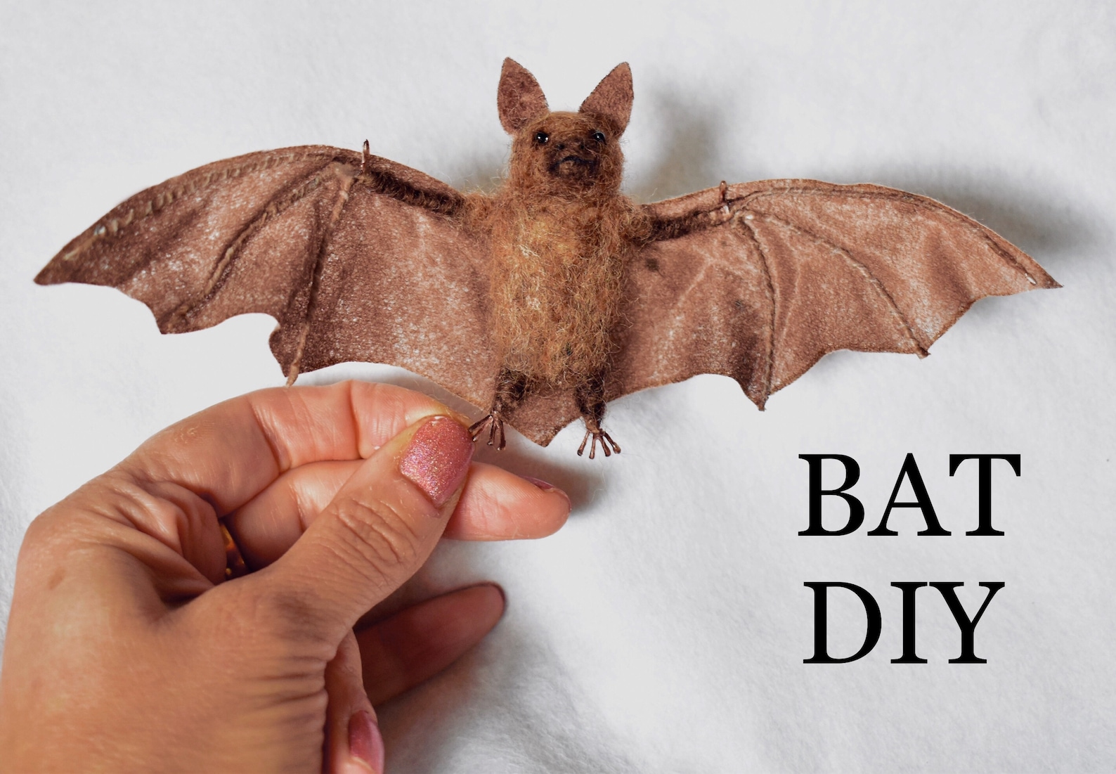 PDF FILES Pattern Realistic Needle Felt Bat Instant Download - Etsy