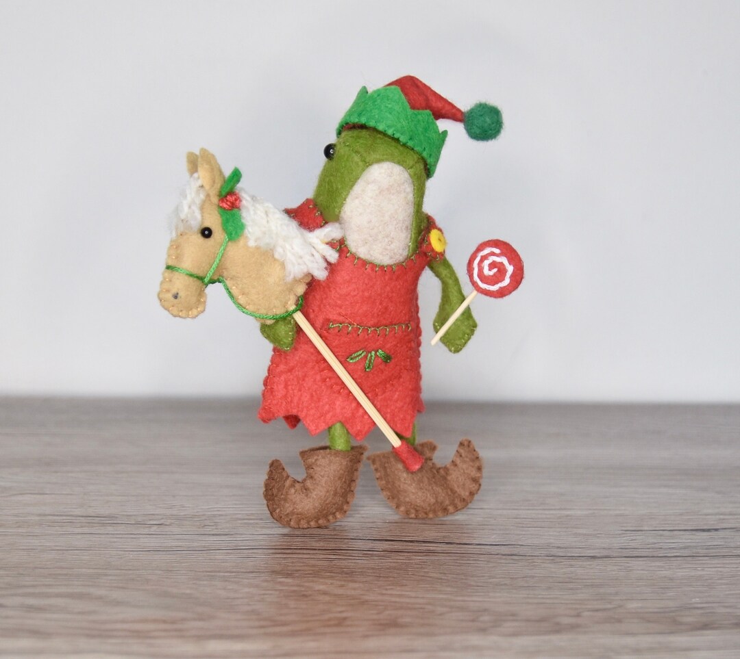 PDF FILES - Miniature Girl Christmas Elf Outfit - With Hobby Horse ...