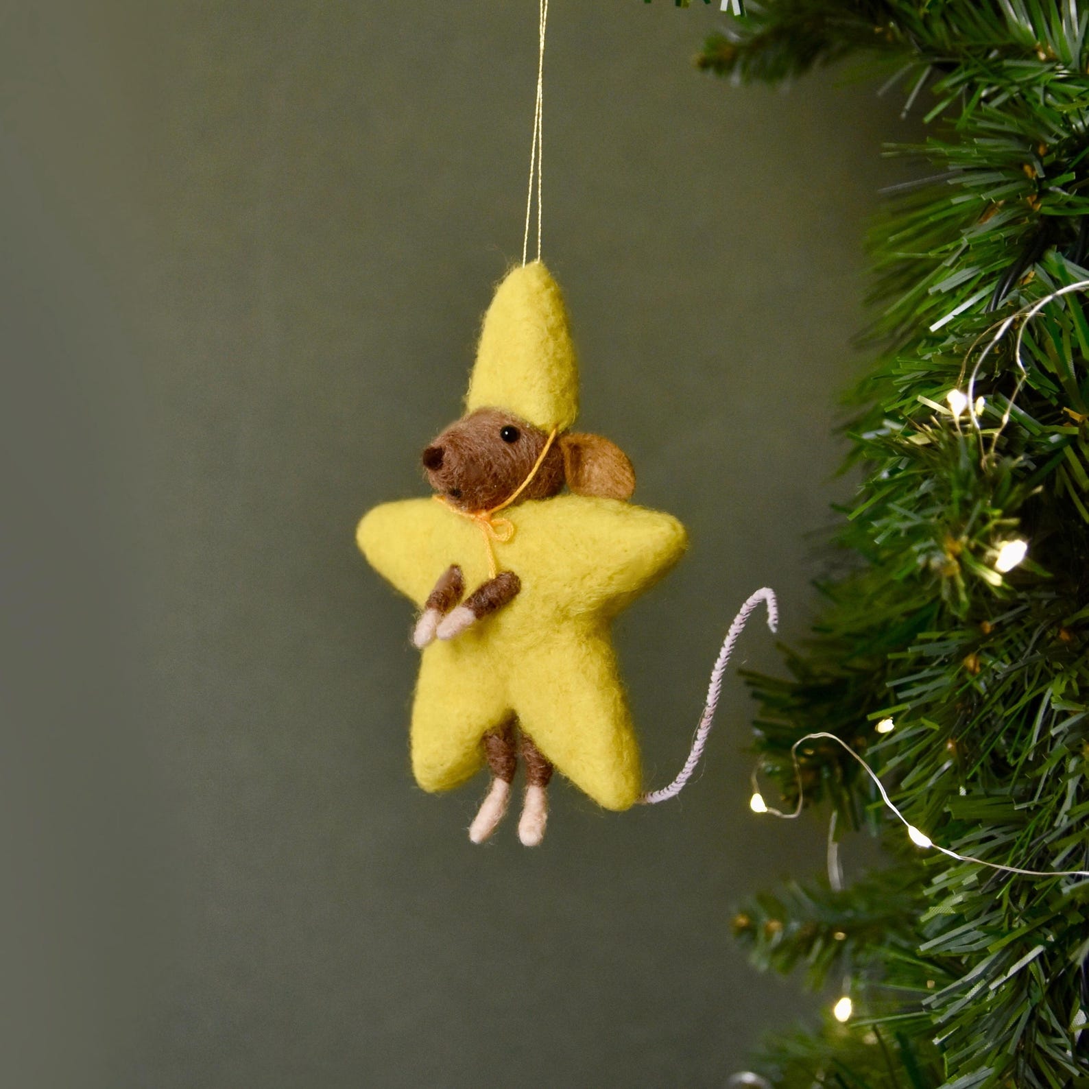 PDF FILES Needle Felt Pattern - Star Mouse Ornament - Christmas Mice - Etsy