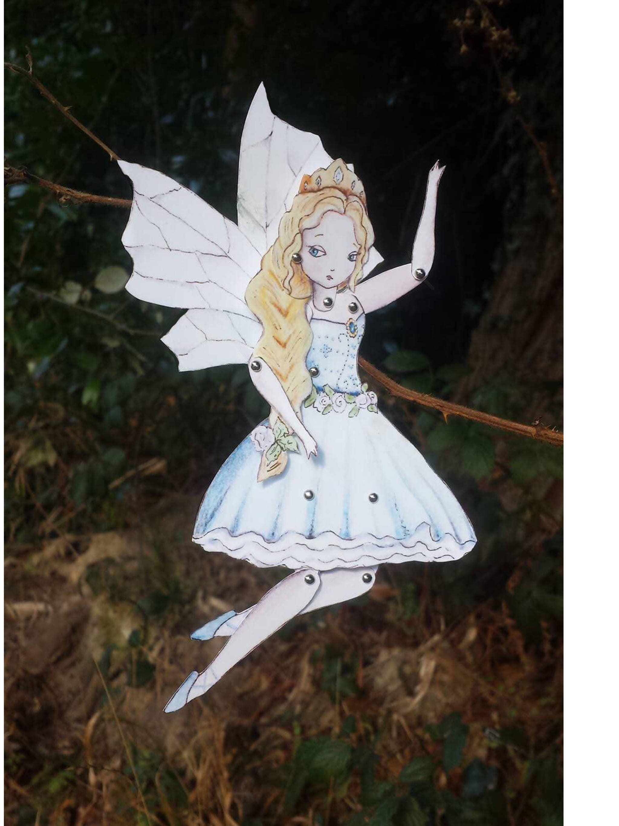 Articulated Paper Fairy Dolls PDF Files 'alice and - Etsy Canada