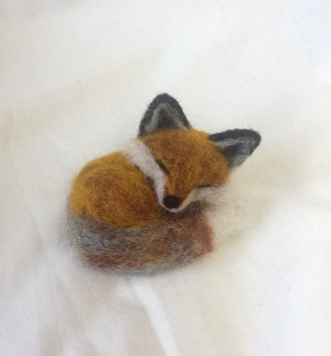 PDF Pattern Realistic Needle Felt Sleeping Fox Beginner/ | Etsy Australia