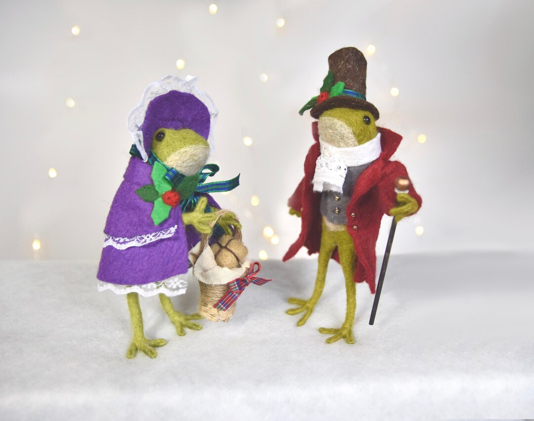 Mr & Mrs Frog Miniature Victorian Clothes Set - Sewing Pattern - Felt ...