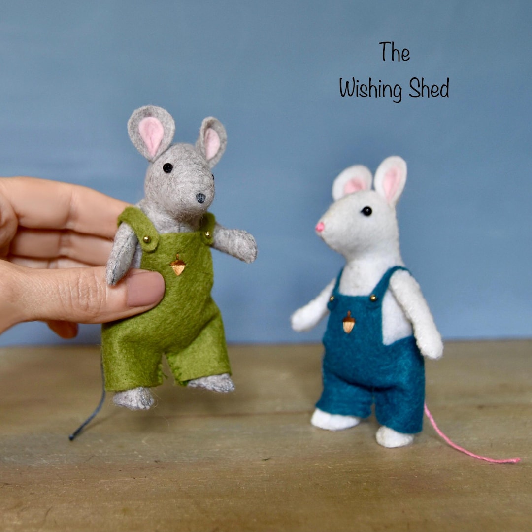 PDF FILES - Titch the Mouse Doll - Dress up - Mice Sewing Pattern ...