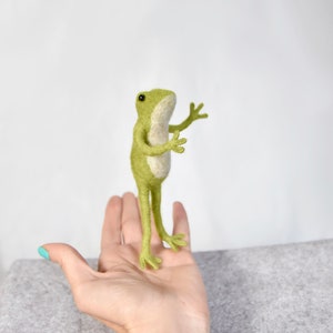 Poseable Frog Doll- Digital FILES and Video Tutorial - Needle Felt ...