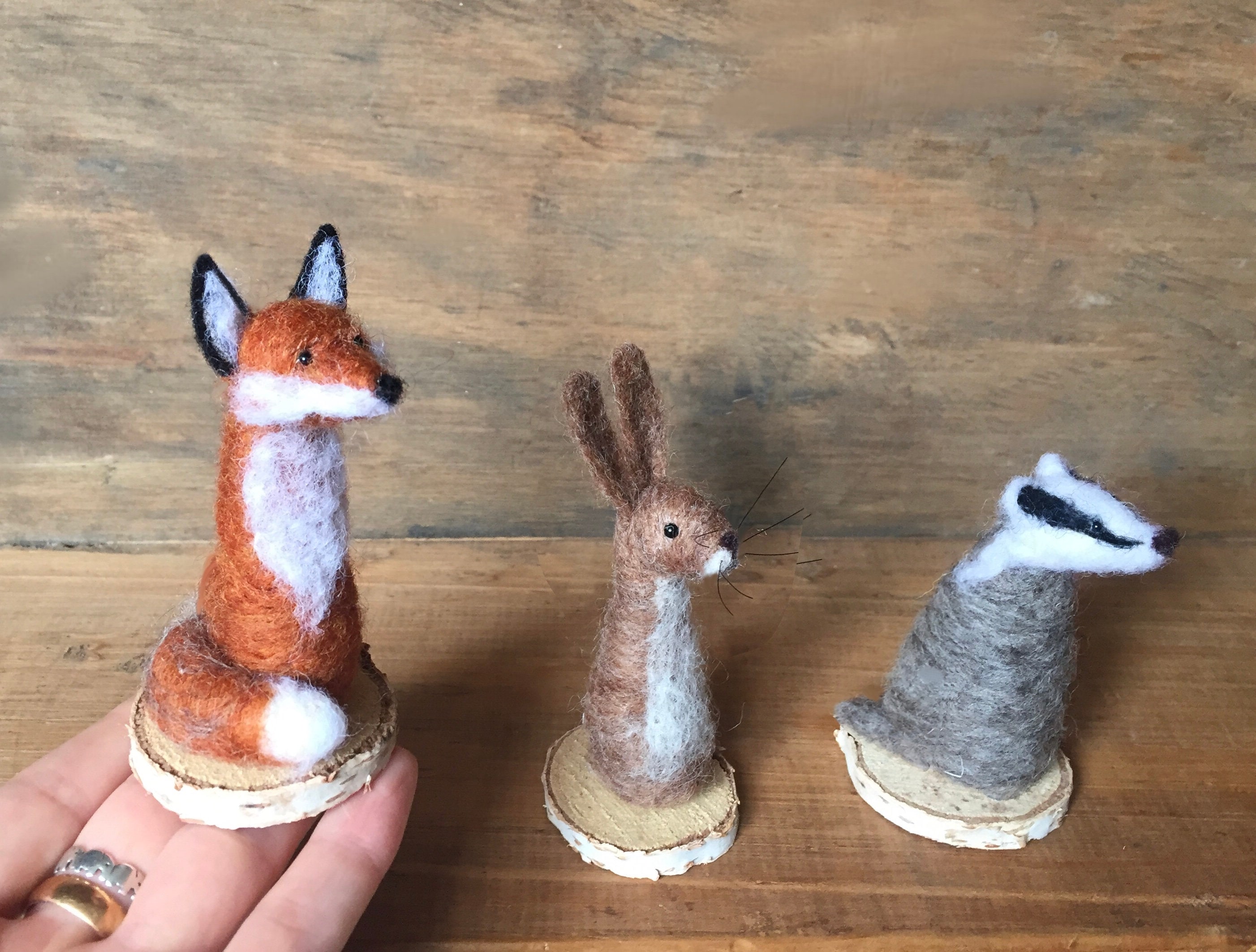 PDF FILES Woodland Animals - Needle Felt Pattern - Instant Download ...